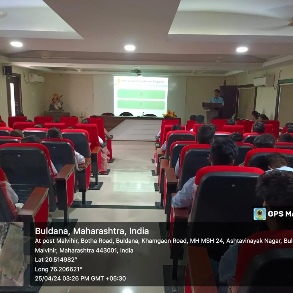 RSCP celebrated World IPR day – Rajarshi Shahu College of Pharmacy, Buldana